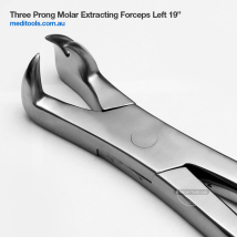 Three Prong Molar Extracting Forceps Left