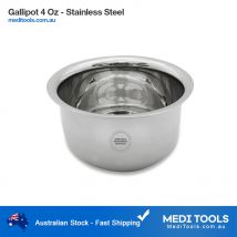 Gallipot 4 Oz Stainless Steel – Medical Grade Container