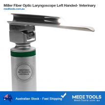 Miller Fiber-Optic Laryngoscope Set Left-Handed - Veterinary
