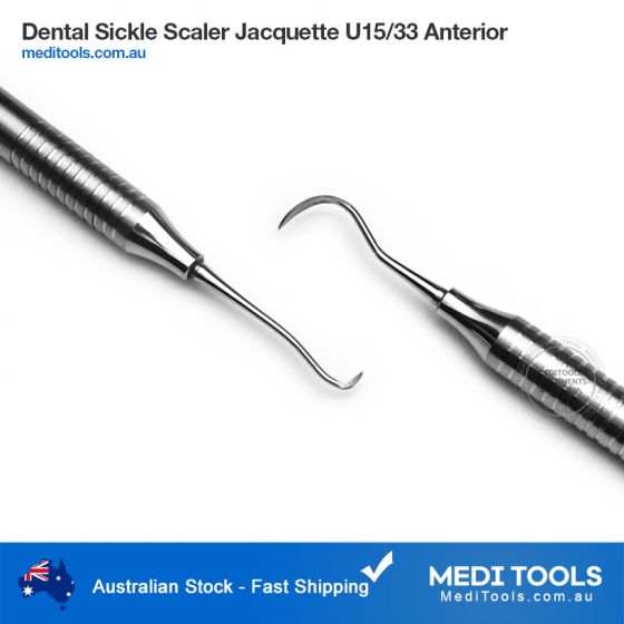 Dental Sickle Scaler Jacquette U15/33 Anterior | MediTools Australia ...
